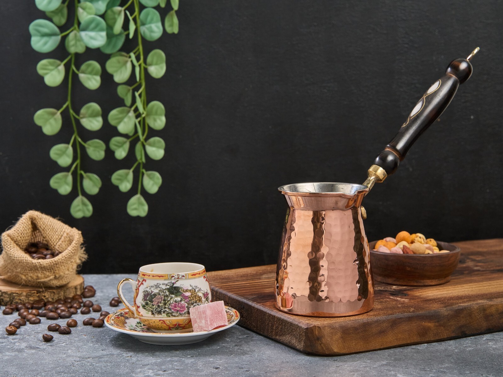 Copper Turkish Greek Coffee Maker Pot, Cezve Briki, Stovetop Copper ...