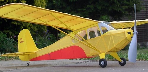 Aeronca Champion Champ Rubber 30" WS Model Airplane Plans Templates PDF ...