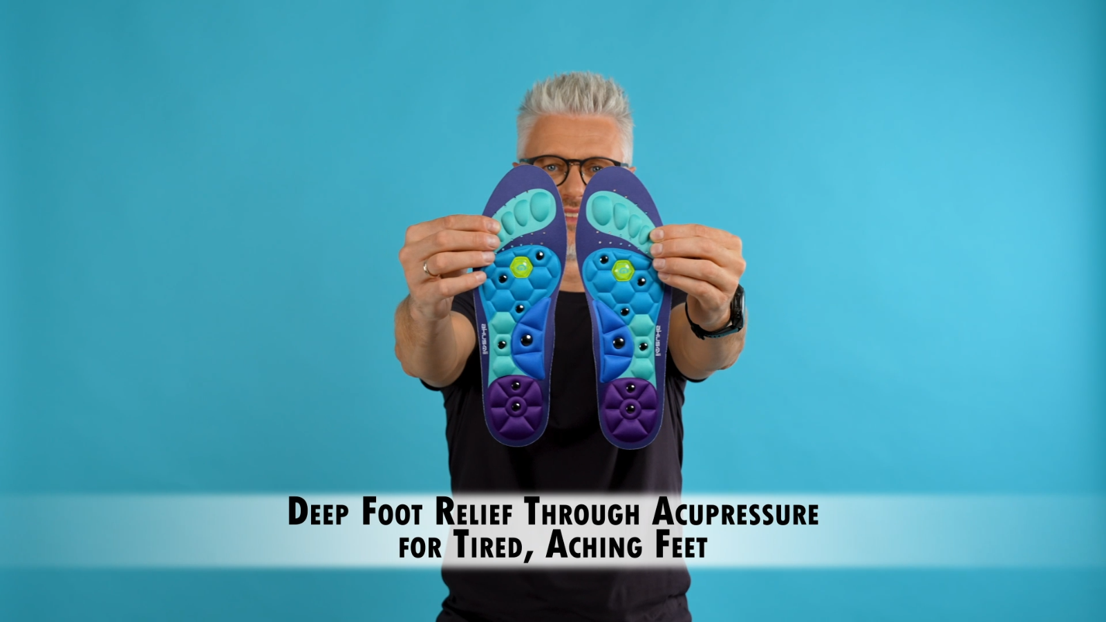 AKUSOLI Magnetic Shoe Insoles. Arch Support Inserts for Pain, Plantar ...