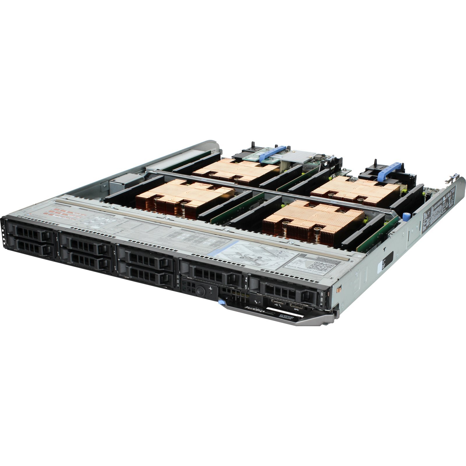Dell PowerEdge FC830 Server 4x E5-4640v4 2.1GHz 12C 128GB 8x 900GB 15K ...