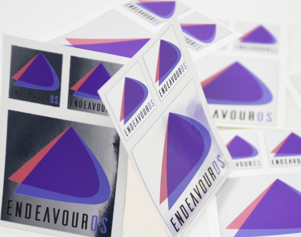 Linux Stickers Emblems Badge Logo Linux Decal Distro Mirrored Finish 3 ...