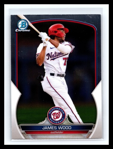 ⚾ JAMES WOOD 2023 BOWMAN CHROME PROSPECT RC # 129 | eBay