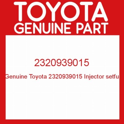 Genuine 23209-39015 Toyota Injector Assy Fuel 2320939015 OEM | eBay