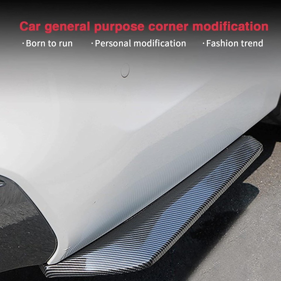 2pcs For Acura TSX TLX ILX MDX Carbon Fiber Rear Bumper Splitter ...