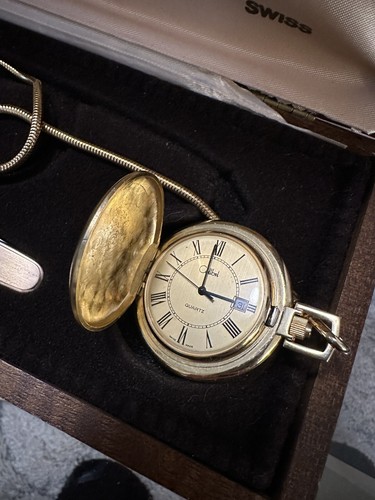 Colibri Pocket Watch And Knife. Vintage Rare Gold Plated | eBay