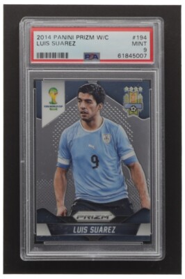 Luis Suarez Uruguay 2014 Panini Prizm World Cup #194 PSA 9 Mint ...