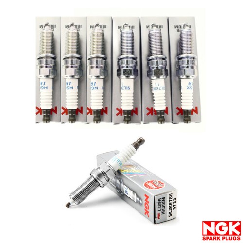 New Set of 6 NGK Iridium Spark plug 9723 / SILZKR7B11 for Hyundai/ Kia ...