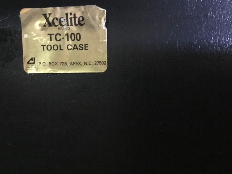 Xcelite Jensen Tools tc100 travel Brown Deluxe hard Case tool kit hvac computer | eBay