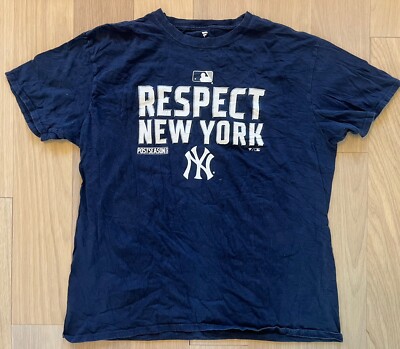 New York Yankees Respect T Shirt XL MLB | eBay