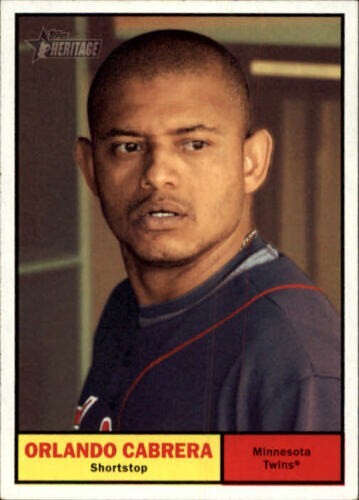2010 Topps Heritage Baseball #21 Orlando Cabrera | eBay