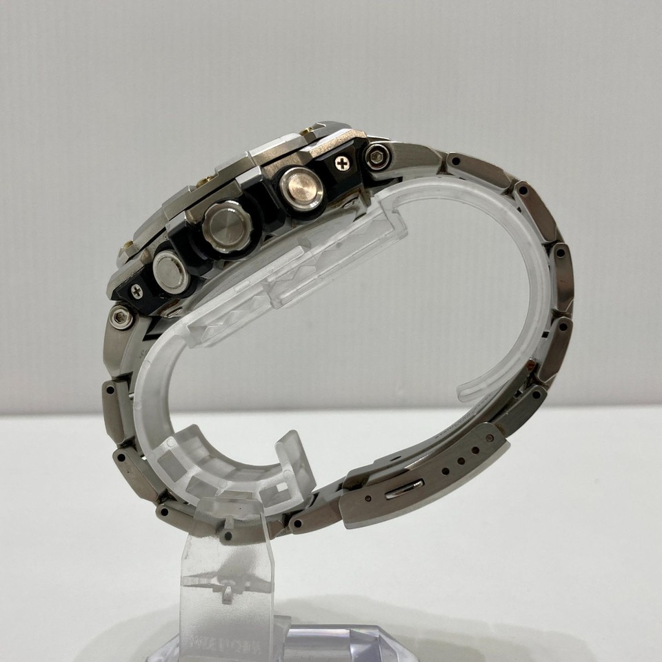 CASIO G SHOCK Full Metal GST B100 5513 Silver Black Tough Solar Casio ...