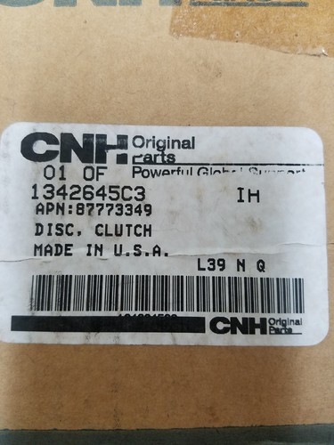 Case IH 1342645C3 Clutch Disc OEM for Tractors | eBay