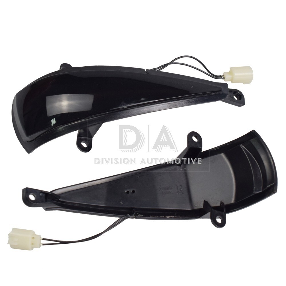 2X Dynamic Black Pair of Wing Mirror LED Indicators for Honda Civic MK8 ...
