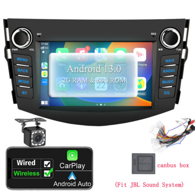 For 2006-2012 Toyota RAV4 JBL AMP Apple Carplay Car Stereo Radio ...
