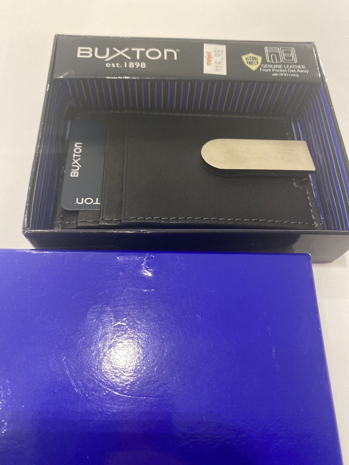 Mens Buxton rfid Secure Identity Theft Protection Wallet | eBay