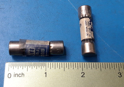 (2PCs)FAST BLOW ELECTRIC FUSE, BAF-15 , BUSSMANN , 15A, 250VAC , 12VDC ...