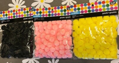 Tree House Studio - Crafts Pom-Poms - Multiple Sizes and Colors - New ...