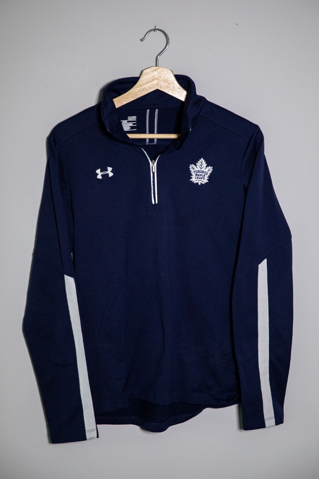 Under Armour Toronto Maple Leafs 1/4 Zip Up Hockey Sweater - Men's S | eBay
