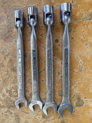 Craftsman Saltus Wrench Set VV Made In The USA 4 Piece Vintage Tool Set ...