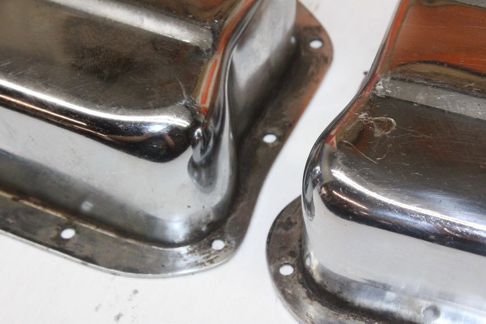 Harley Panhead Cylinder Head Rocker Covers & D-Rings 17500-54 17509-54A ...