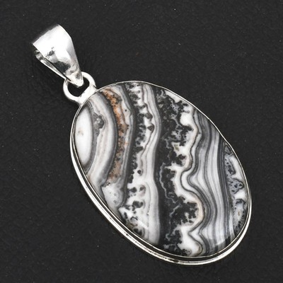 Black Rhodochrosite Gemstone Handmade Pendant Jewelry Gift For Her 2.2 ...