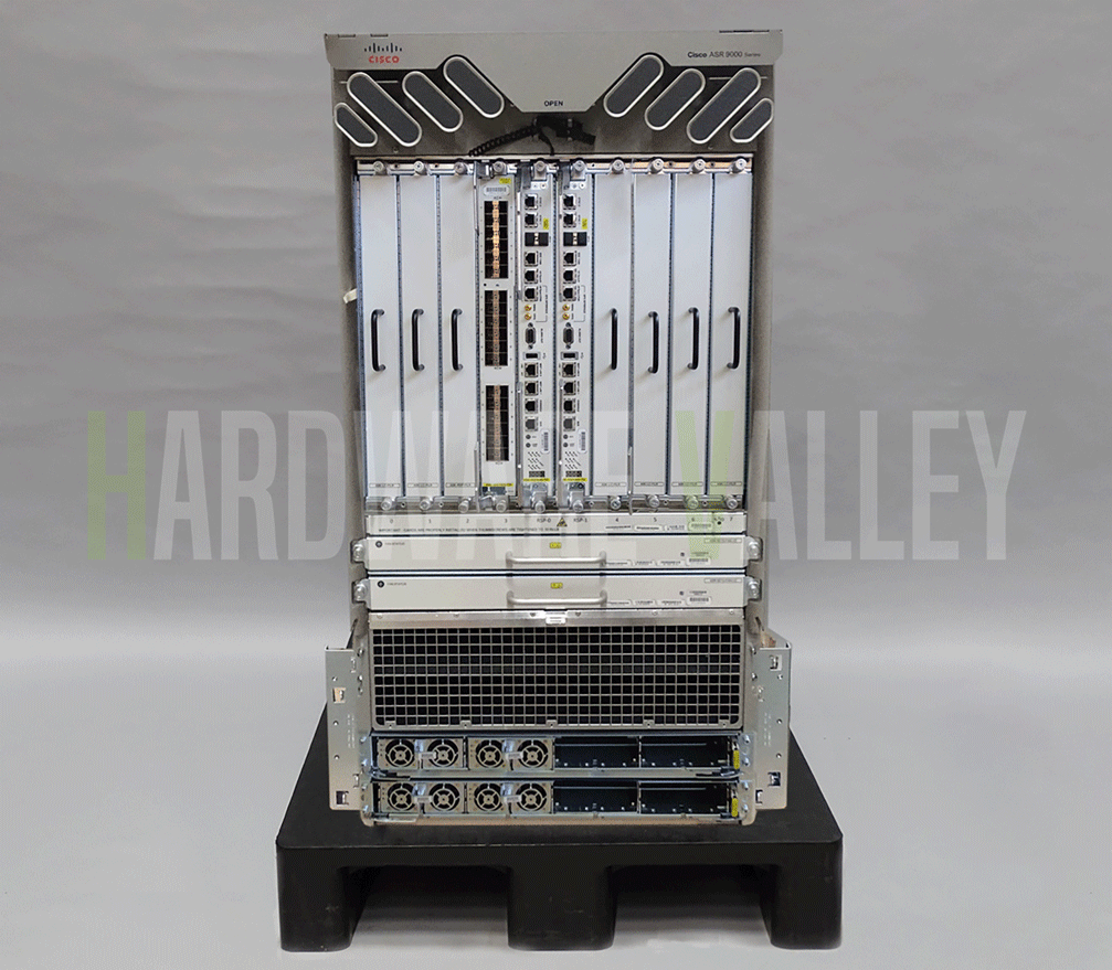 ASR-9010-AC-V2 + 2x FAN + 4x PWR + 2x PEM + 2x A9K-RSP440-TR + A9K ...
