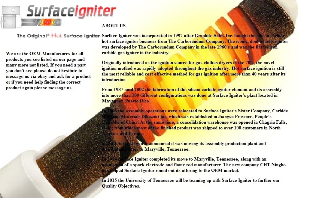 surfaceigniterllc | eBay Stores