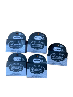 5 New Classic Shave Wilkinson Sword Razors Four Packs replacement ...