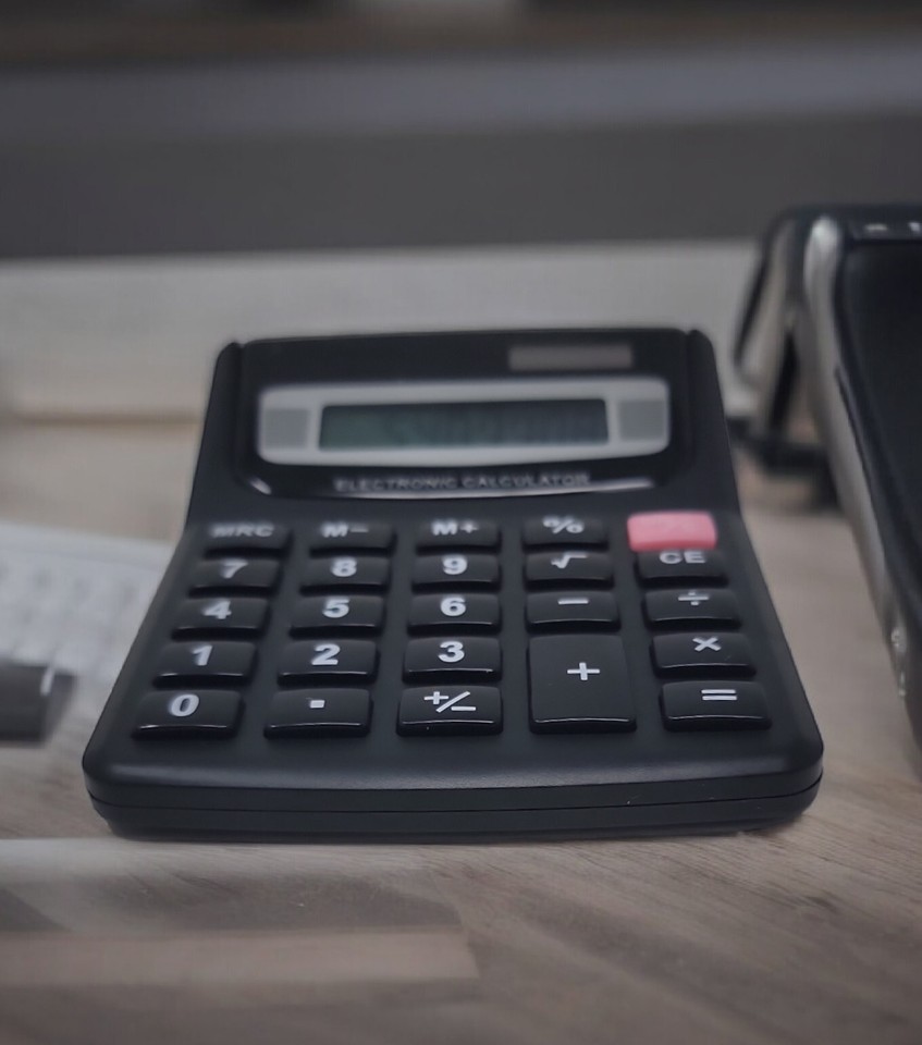 8 Digit Display Large Button Desktop Calculator forHome Office School ...