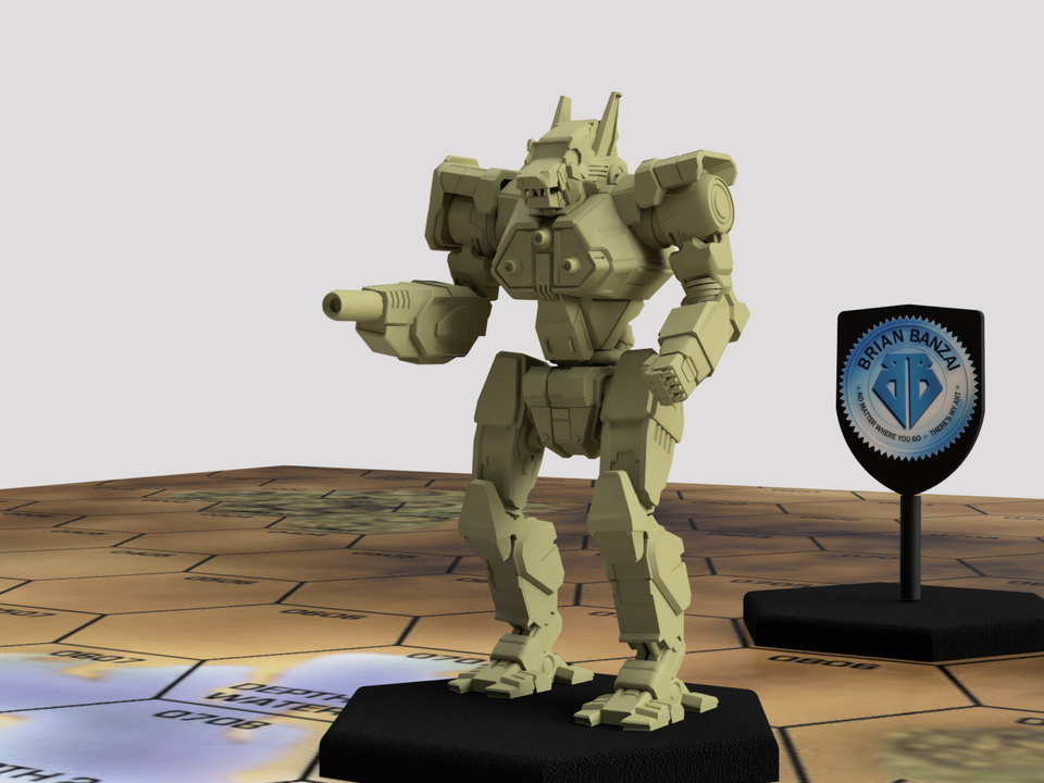 Wolfhound WLF-1 | Brian Banzai Exclusive BattleMech | Battletech ...