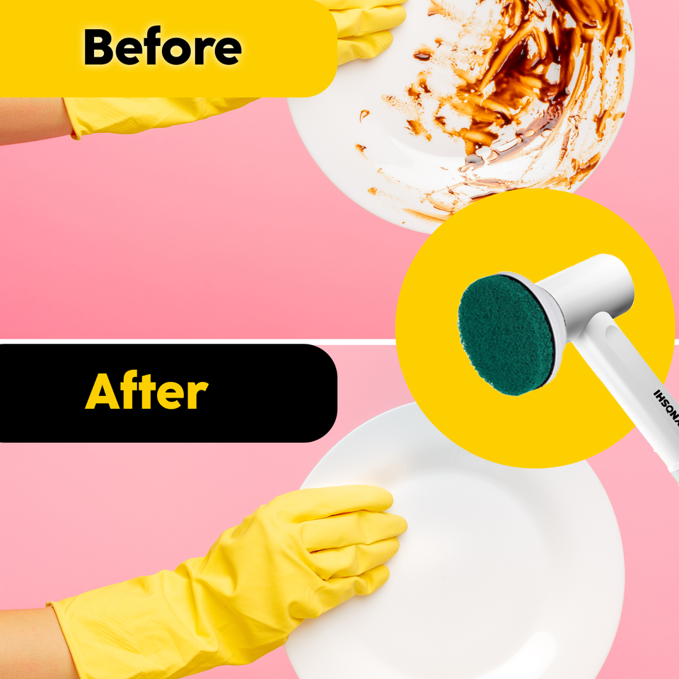 Synoshi® Sponge Brush Heads (6 Units). Perfect for Cleaning Smooth ...