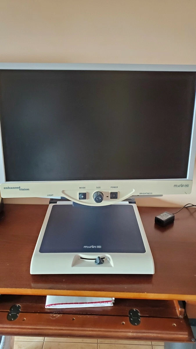 Enhanced Vision Merlin MRVE19A 19” LCD Color Low Video Magnifer ...