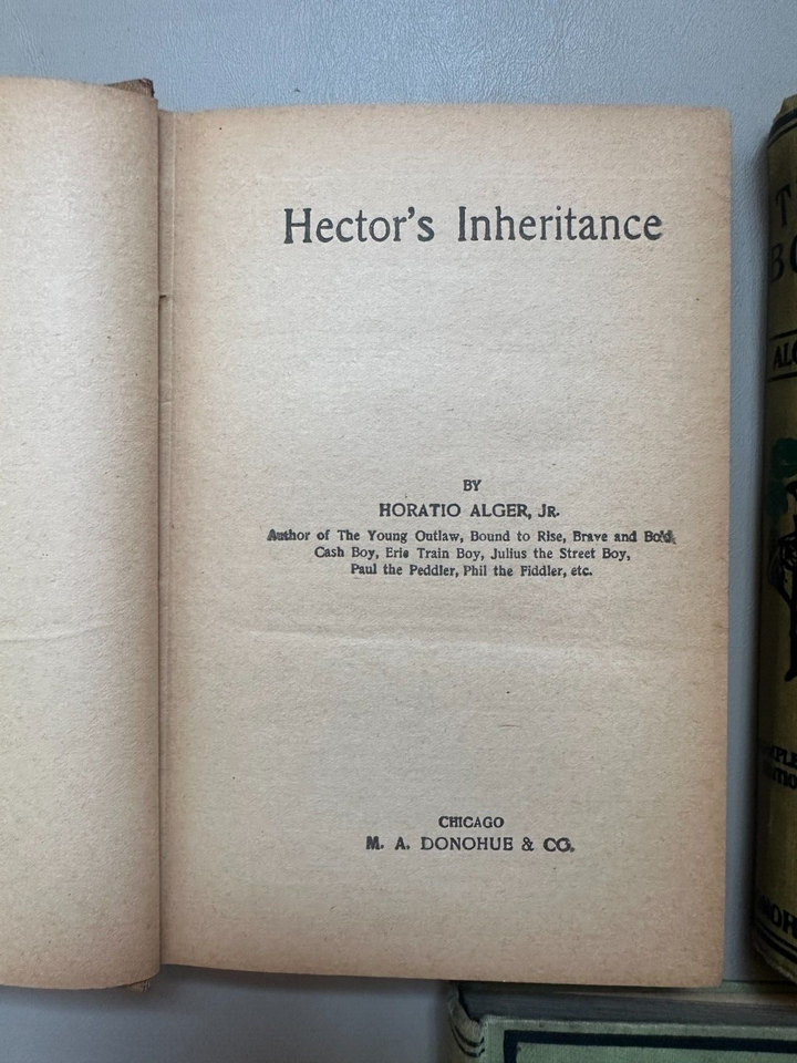 3 Horatio Alger, Jr. Books - Undated- Complete Edition | eBay