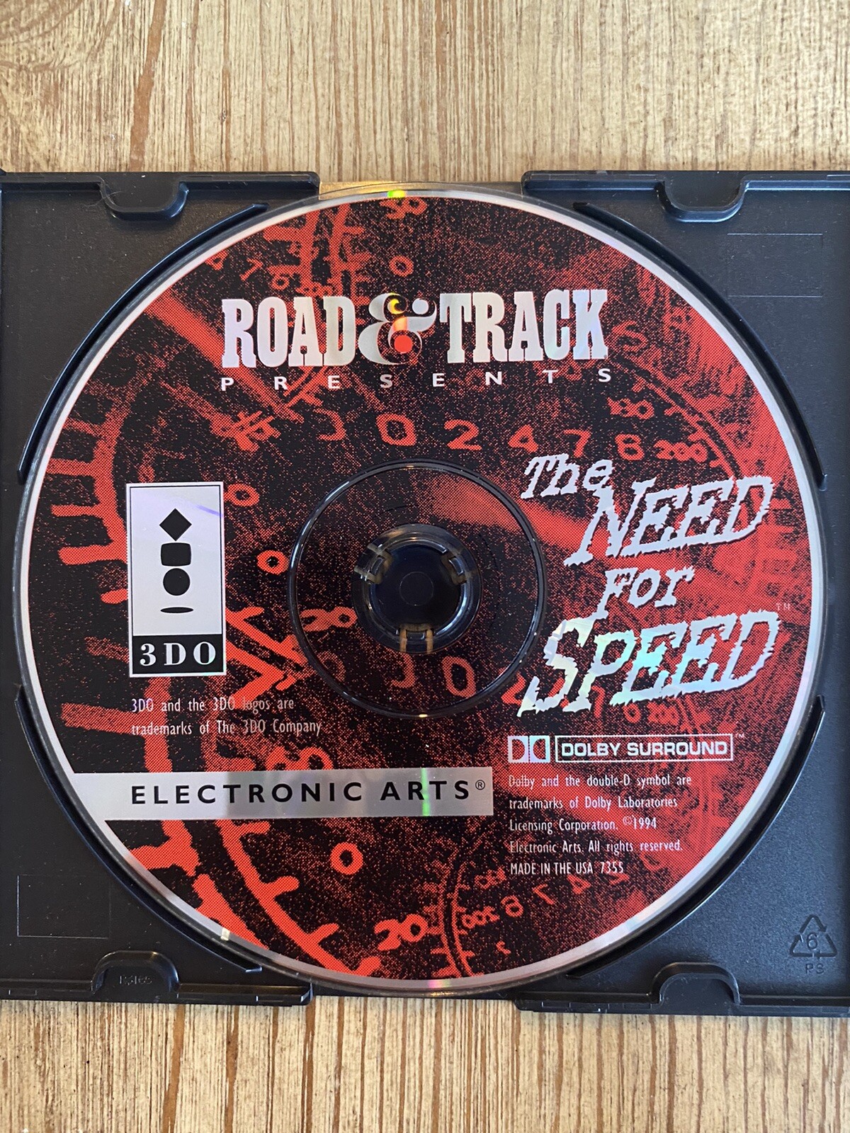 Road & Track Presents : The Need For Speed - ( Panasonic 3DO ) Disc ...