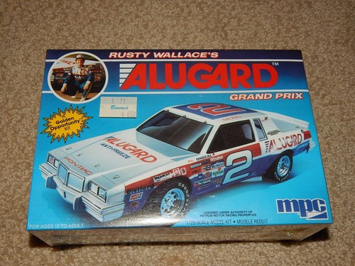 Vintage MPC Rusty Wallace ALUGARD 1985 Grand Prix Kit Sealed Model Kit ...