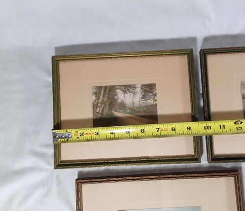 6 Vintage Charles Sawyer Hand Colored Photographs, Lincoln Garden ...