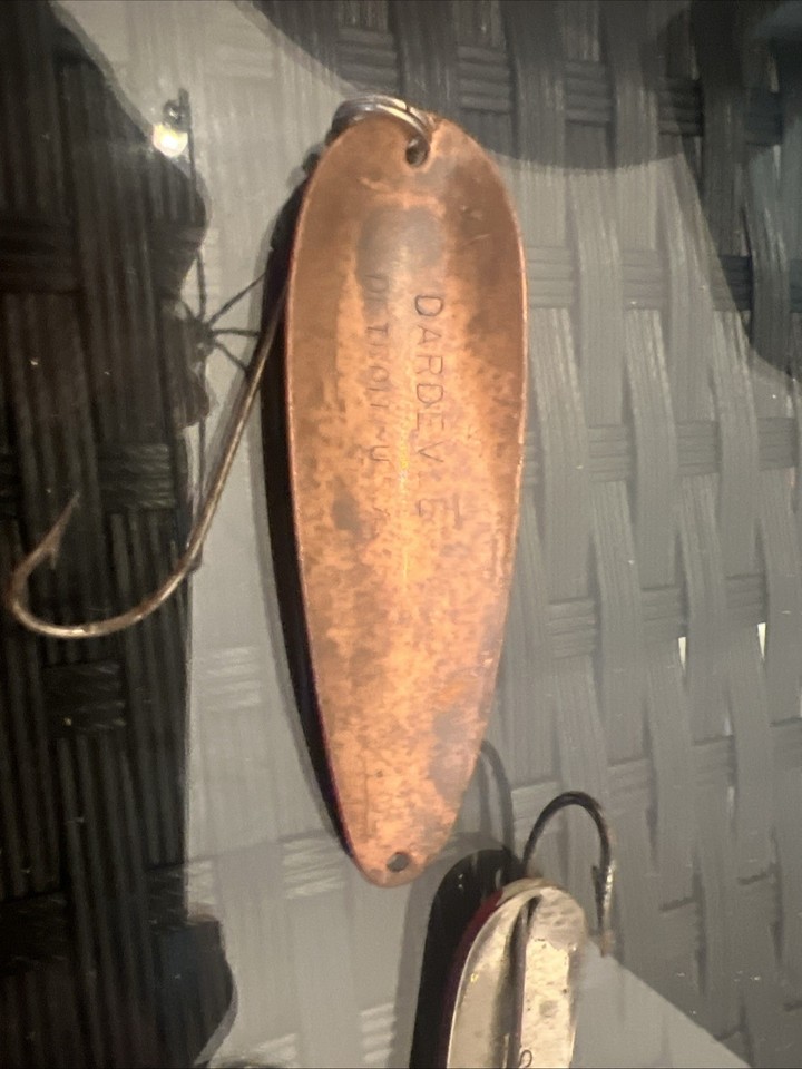 Lot Of 5 (3 Are New) 1 Is A Sea devil Daredevil Eppinger Fishing Spoon ...