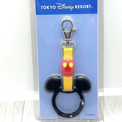 Tokyo Disney Resort Mickey Mouse Carabiner Strap Key Chain Resort Line ...