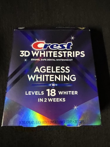 Crest Ageless Whitening 3D Whitestrips 18 Levels Whiter Exp. 02/02/2027 ...
