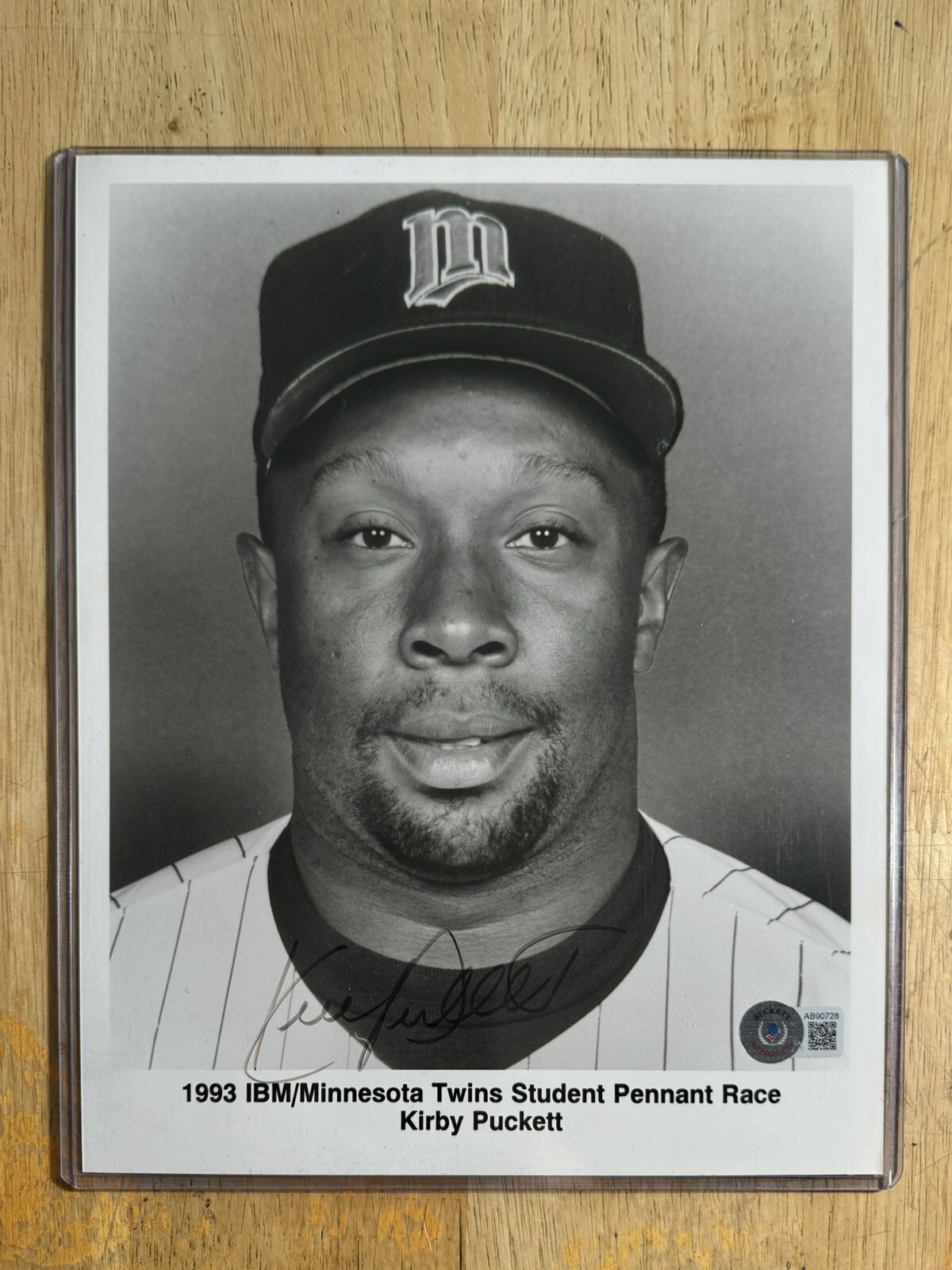 Kirby Puckett Autographed Memorabilia | Signed Photo, Jersey ...
