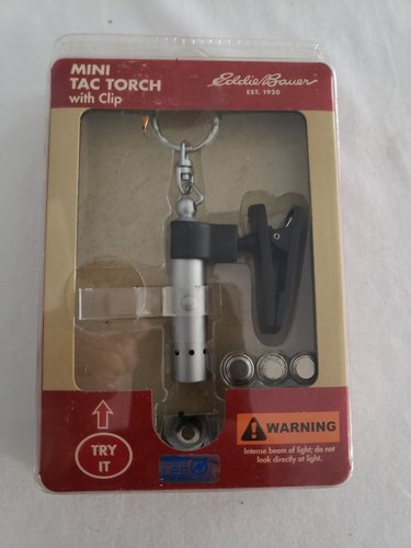 Eddie Bauer Mini Tac Torch with Clip NOS NIP NEW LED LIGHT | eBay