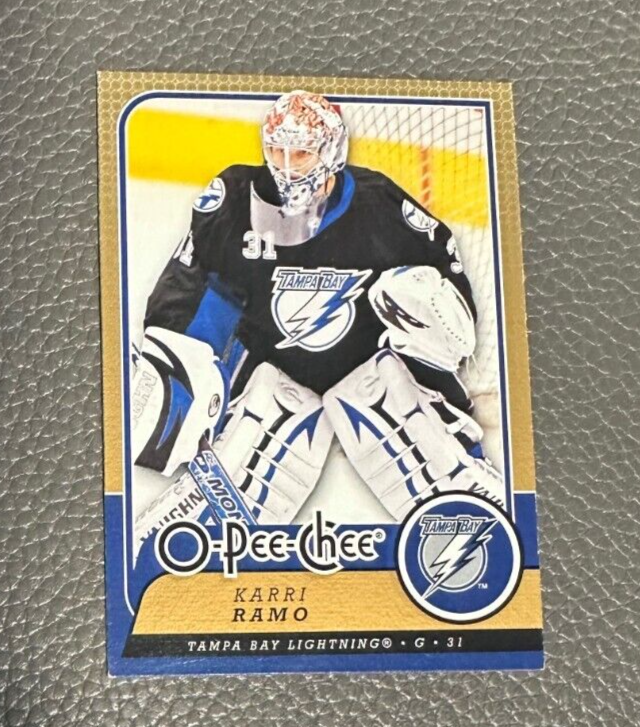 2008-09 O-Pee-Chee Hockey Card #21 Karri Ramo Lightning Goalie | eBay