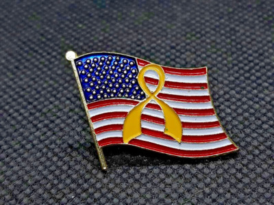 Vtg American Flag US SUPPORT OUR Troops Ribbon Lapel Pin | eBay UK