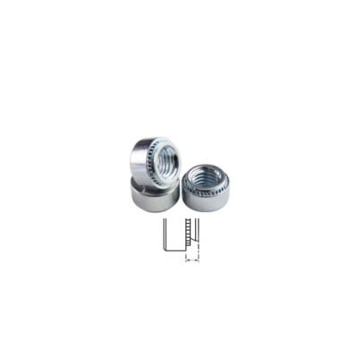 M2-M3 Carbon steel galvanized Press Rivet Nuts Flower tooth rivets Nut ...