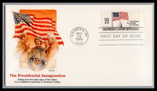 US FDC # 2116 22c Flag over Capitol Fleetwood 1985, 9N190 | eBay