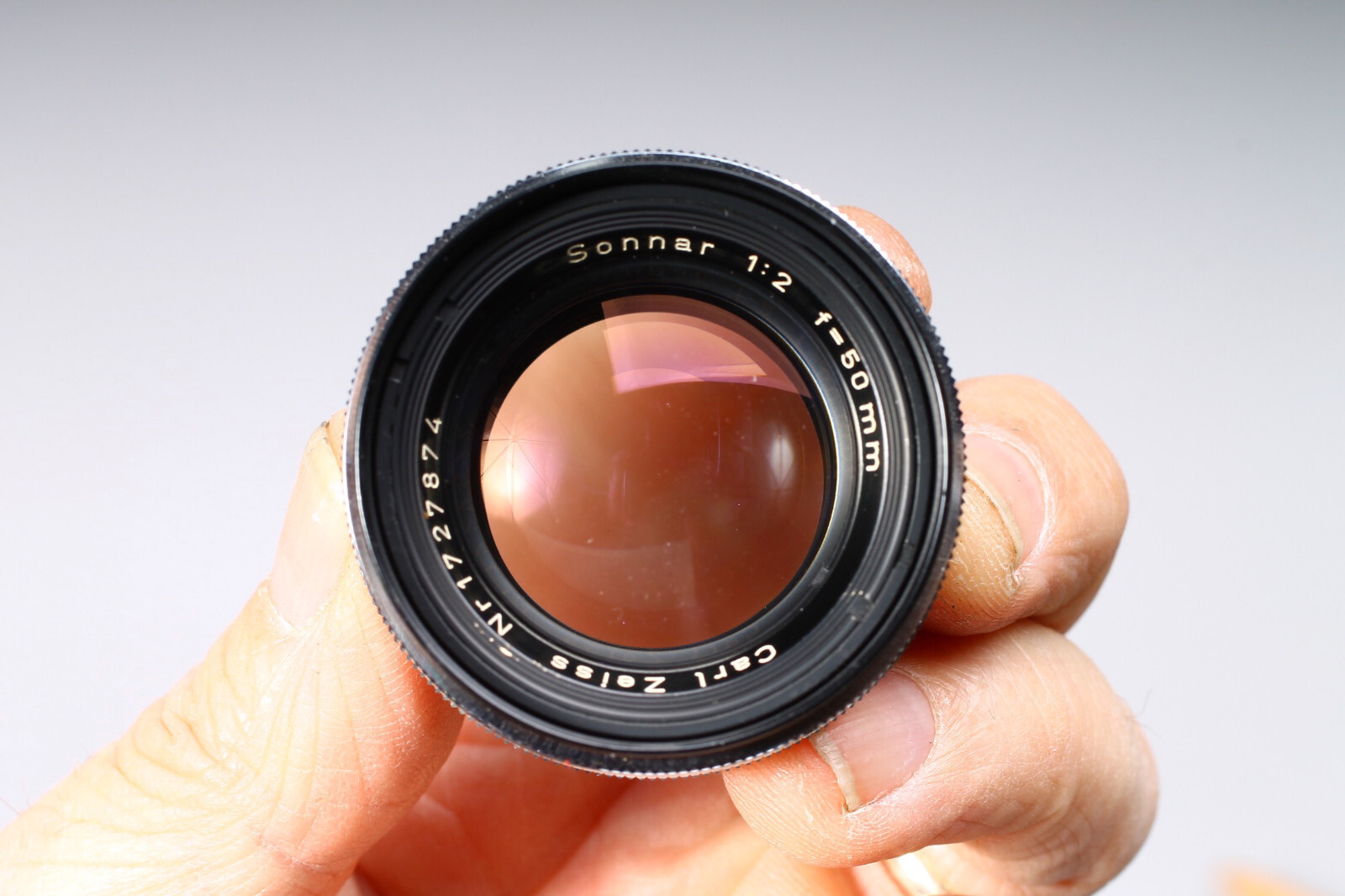 CONTAX llA COLOR DIAL RANGEFINDER W 50MM 1:2.0 SONNAR LENS STICKY ...