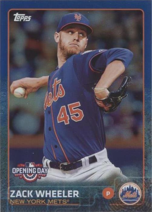 2015 Topps Opening Day - Zack Wheeler #142 Opening Day Edition Blue for sale online | eBay