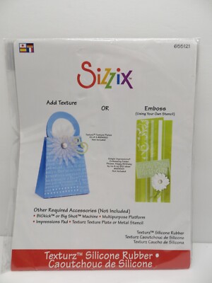 Sizzix Texturz Silicone Rubber 655121 BRAND NEW in Original Packaging ...