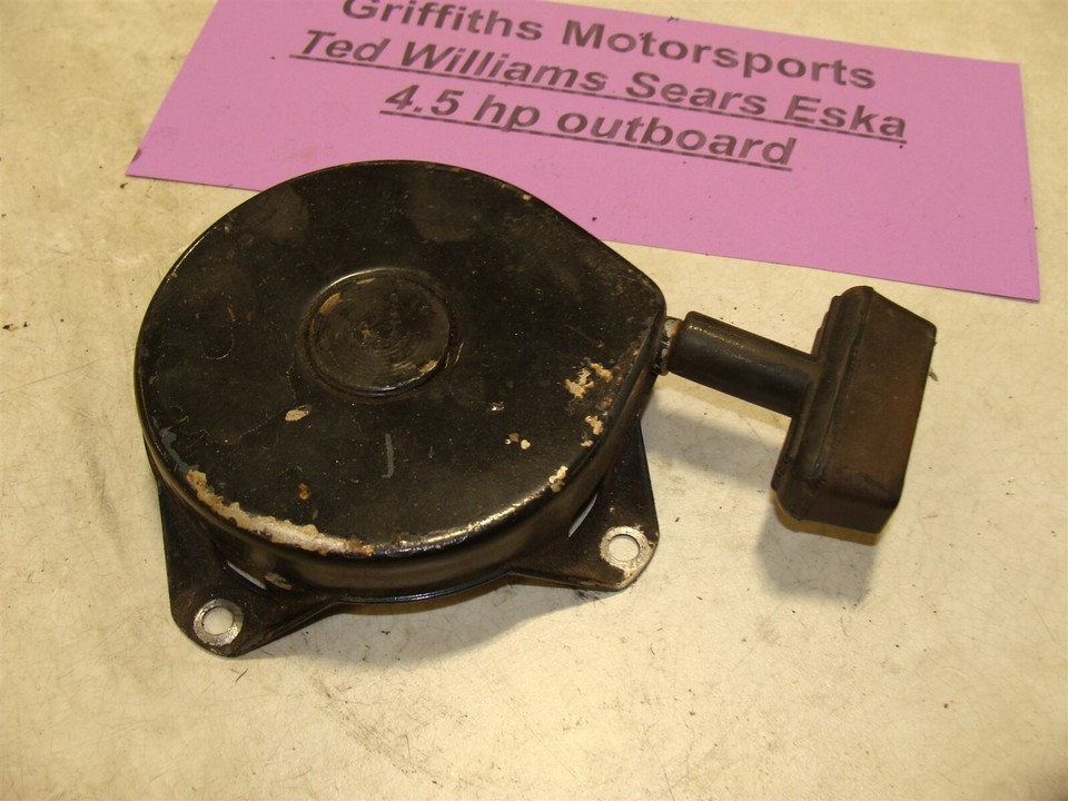 1973 Sears Eska 4.5hp outboard motor Ted williams recoil rewind ...