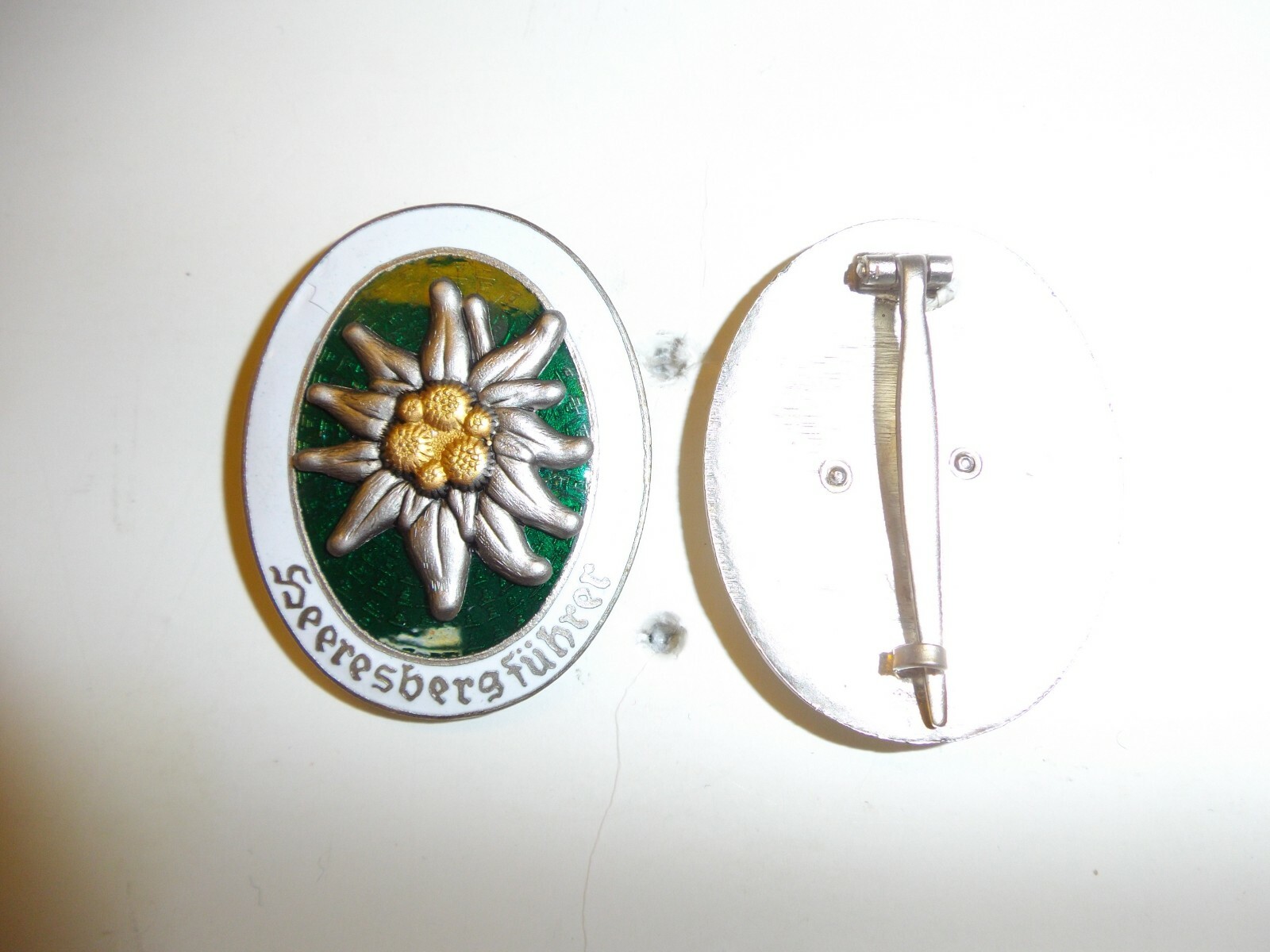 50118 WW2 German Heeresbergfuhrer Badge Gebirgsjager Gebirgs Mountain ...